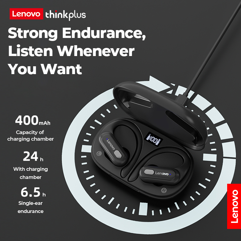 Lenovo XT60 Bluetooth 5.3 Noise Reduction Earhooks Headphone - Compro ...